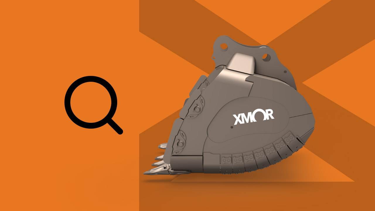 XMOR® BHB Series – backhoe buckets with low wieght - XMOR