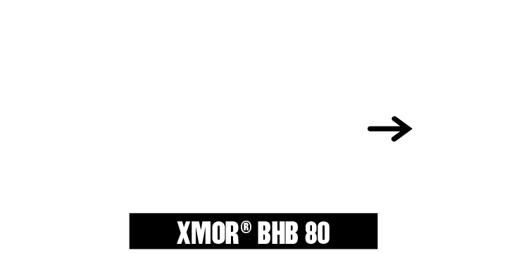 XMOR® BHB Series – backhoe buckets with low wieght - XMOR