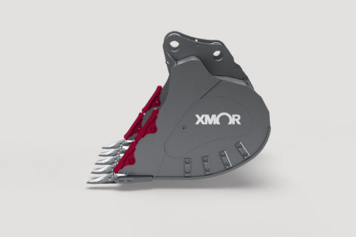 Get an edge in excavation with the XMOR® BHX bucket - XMOR